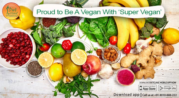 Proud to be a vegan with ‘super vegan’.